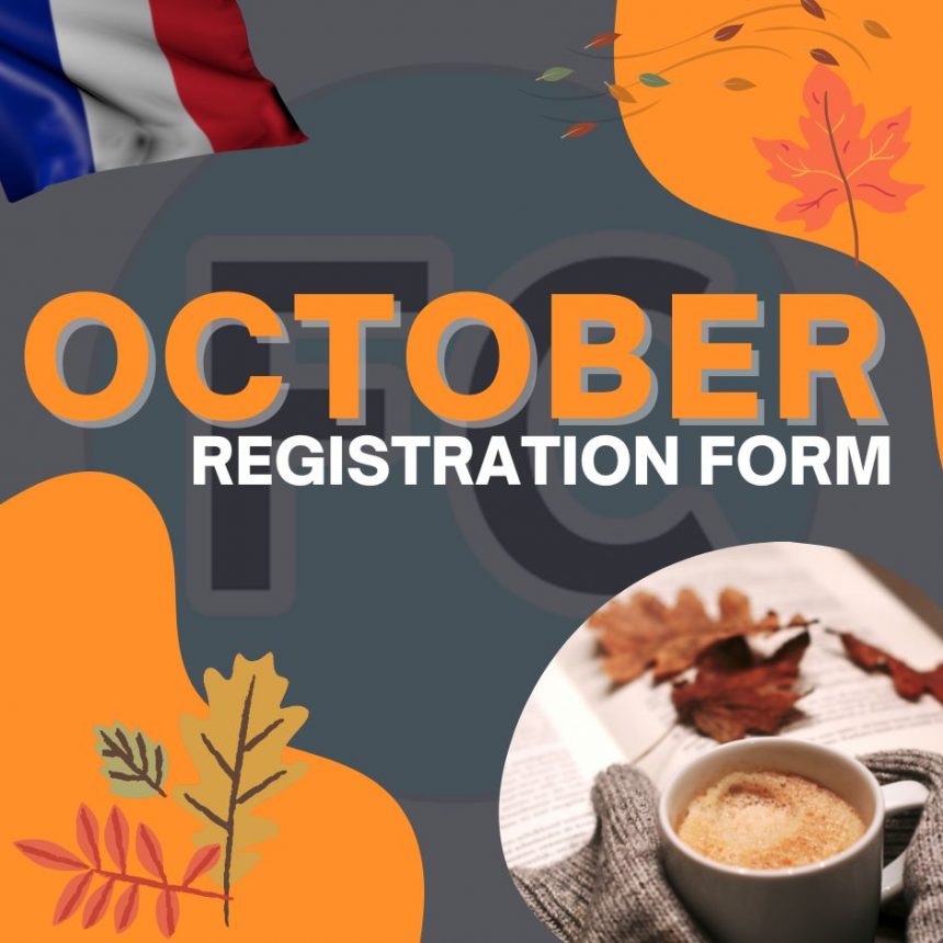 Registration Form - French Circles