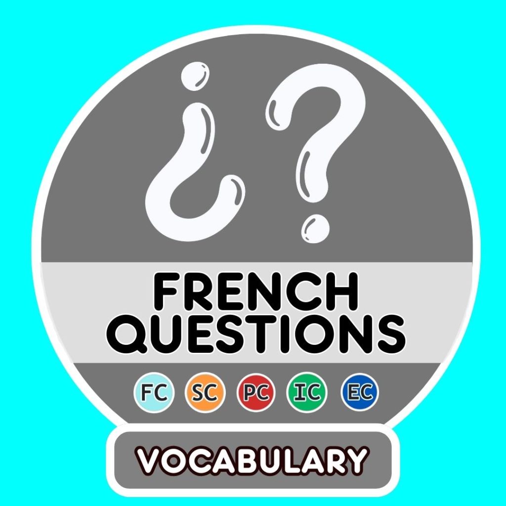 French Question words (Sentences) - French Circles