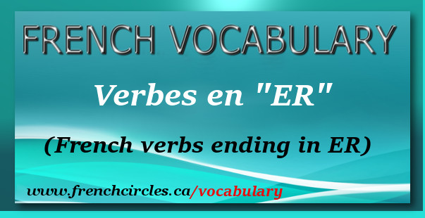 Verbes en ER - French Circles