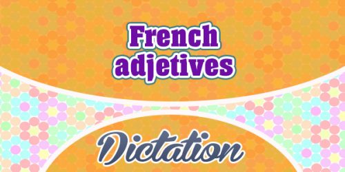 French Adjectives (Sentences) - French Circles