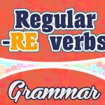Regular -ER verbs List - French Circles