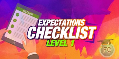 Expectations Checklist Level 1 - French Circles