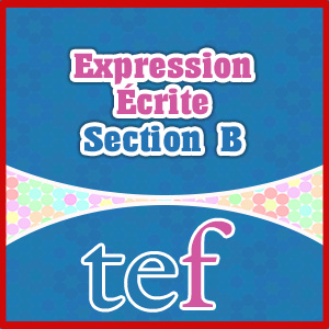 TEF Expression Écrite Section B - French Circles