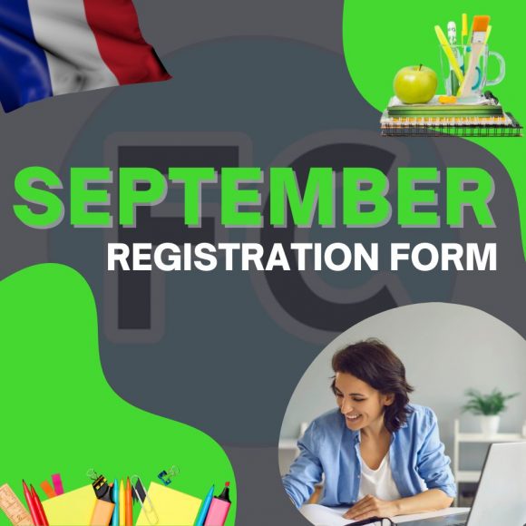 September Registration Form - French Circles