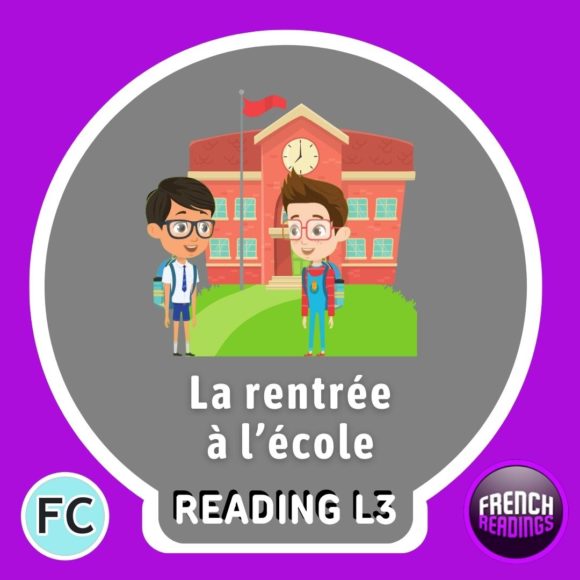 La rentrée à l'école - French Circles