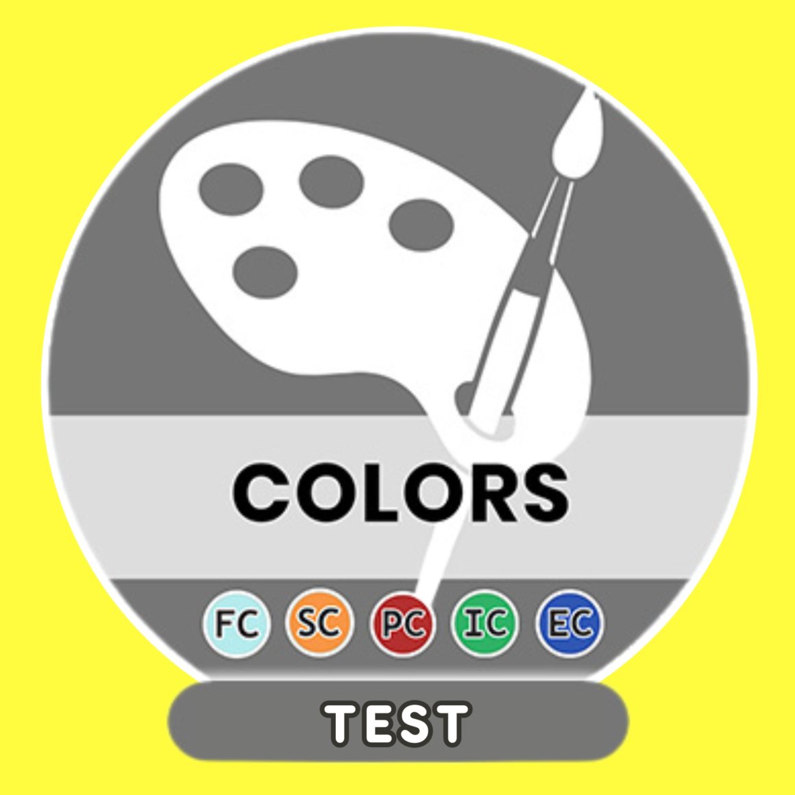 The Colours French Test - French Circles
