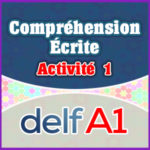 DELF A1 Compréhension écrite Exercice 1 - French Circles