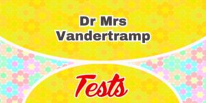Dr Mrs Vandertramp Test - French Circles